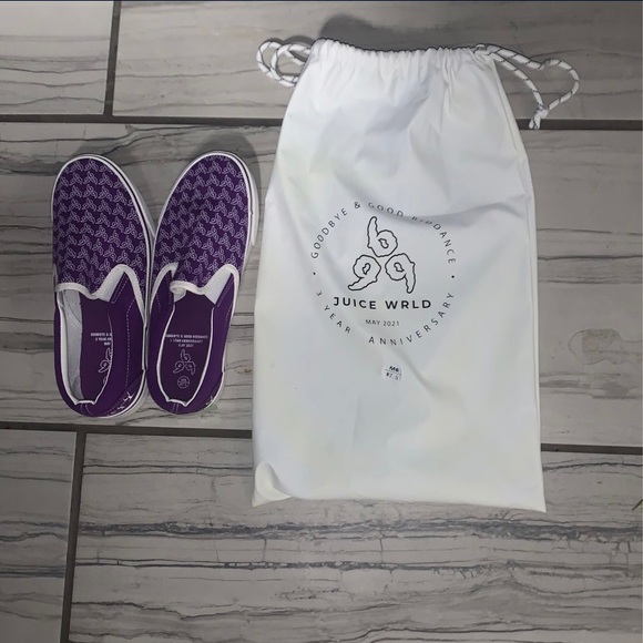 999 Club | Shoes | 999 No Vanity 3 Year Anniversary Purple Slip Ons ...